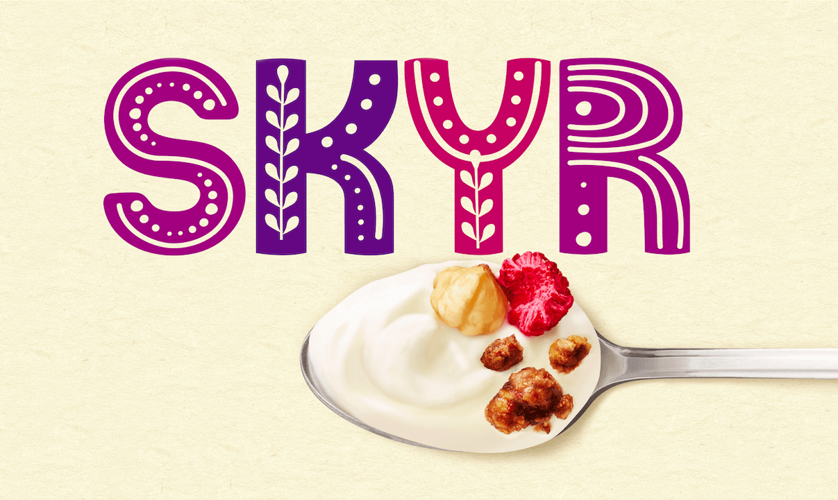 Design for Müller Skyr celebrates Icelandic culture