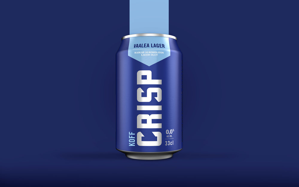 KOFF Crisp launches with a bold identity by bluemarlin