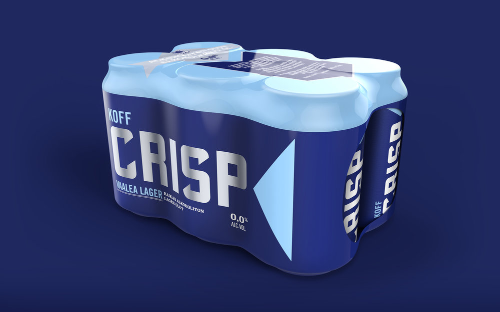 KOFF Crisp launches with a bold identity by bluemarlin