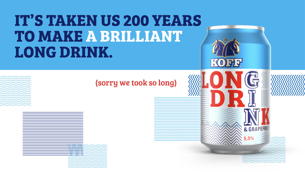 Out of the Blue: Sinebrychoff’s KOFF Long Drink pays off • bluemarlin